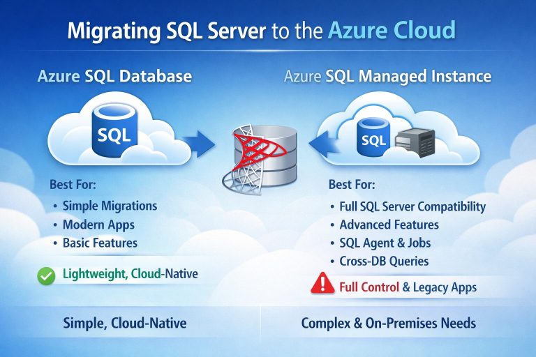 SQL DB to Azure SQL DB to Managed Instance - The Training Boss